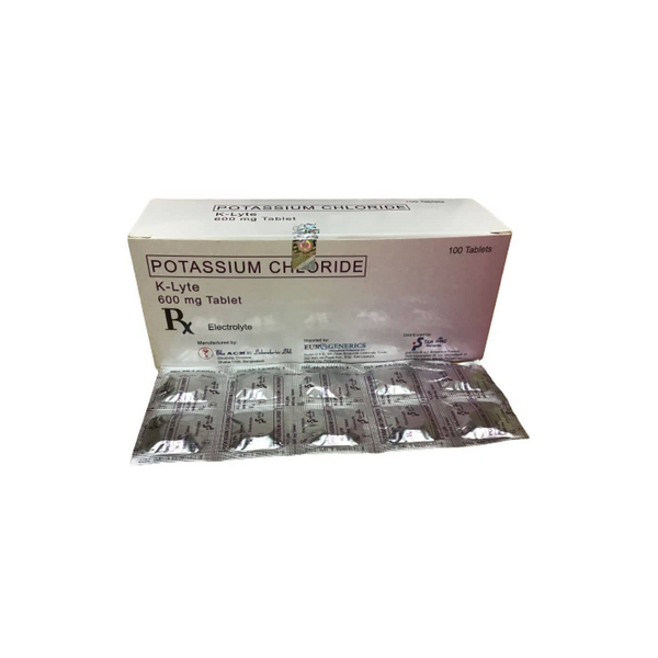 KA-LYTE Potassium Chloride 600mg Tablet 1's price in the Philippines ...